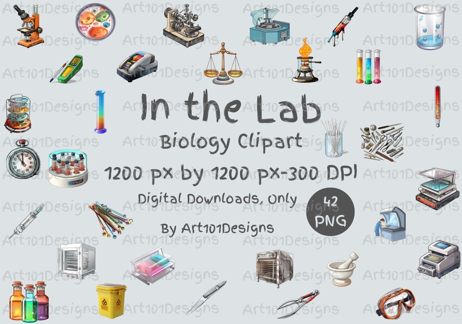 In the Lab - Biology Art - Biology Art Prints - Biology Posters ...
