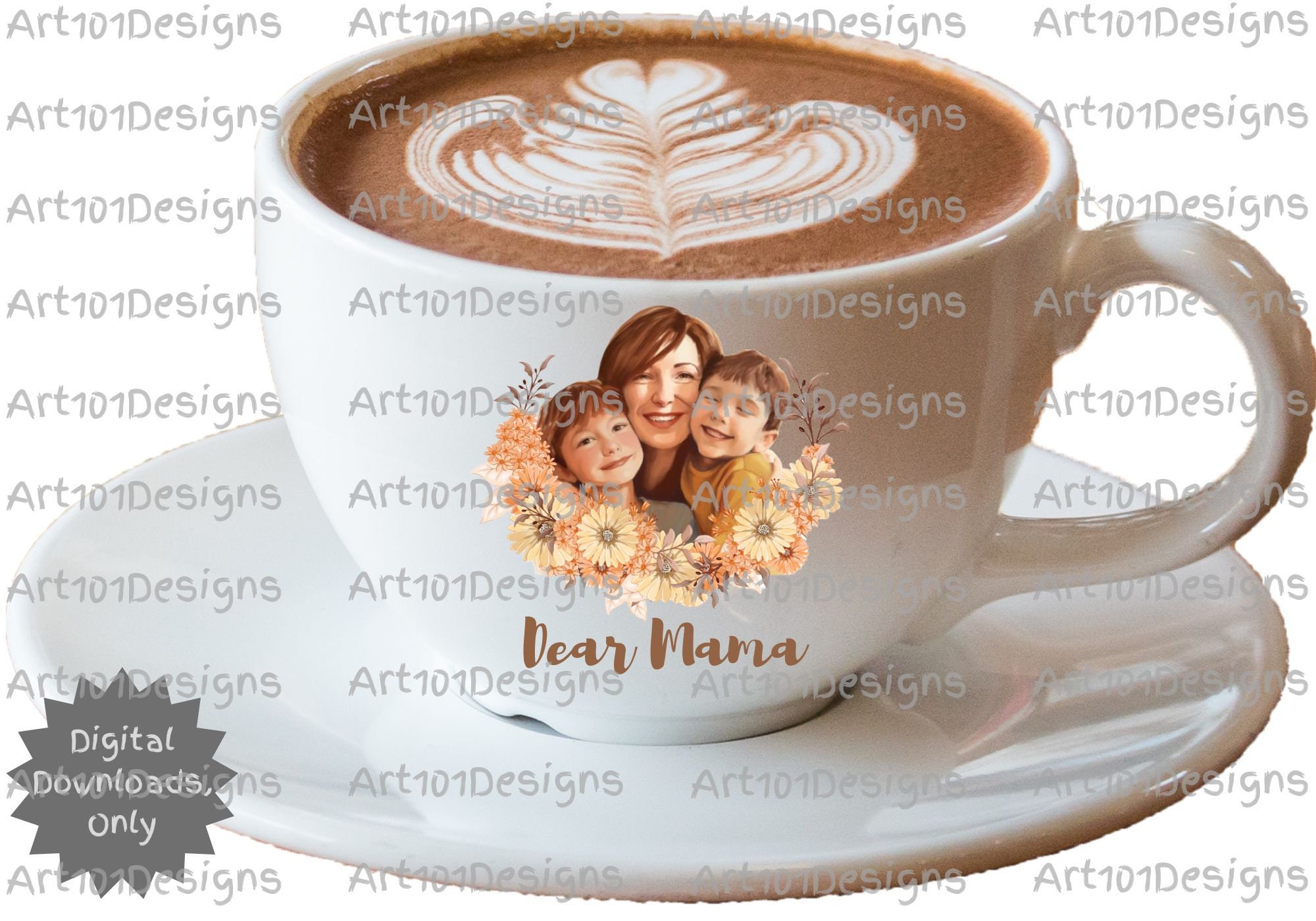 Mother's Day Clipart Set Mother's Day Clipart Mother's Day PNG Family ...