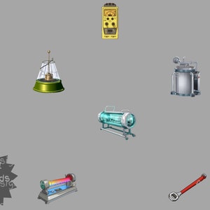 In the Lab Physics Clipart - Physics Art - Science Lab Decor - Physics ...
