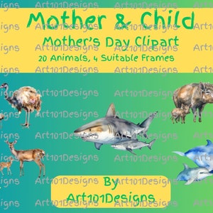 Mother's Day Clipart Set - Mother's Day Clipart - Mother's Day PNG ...
