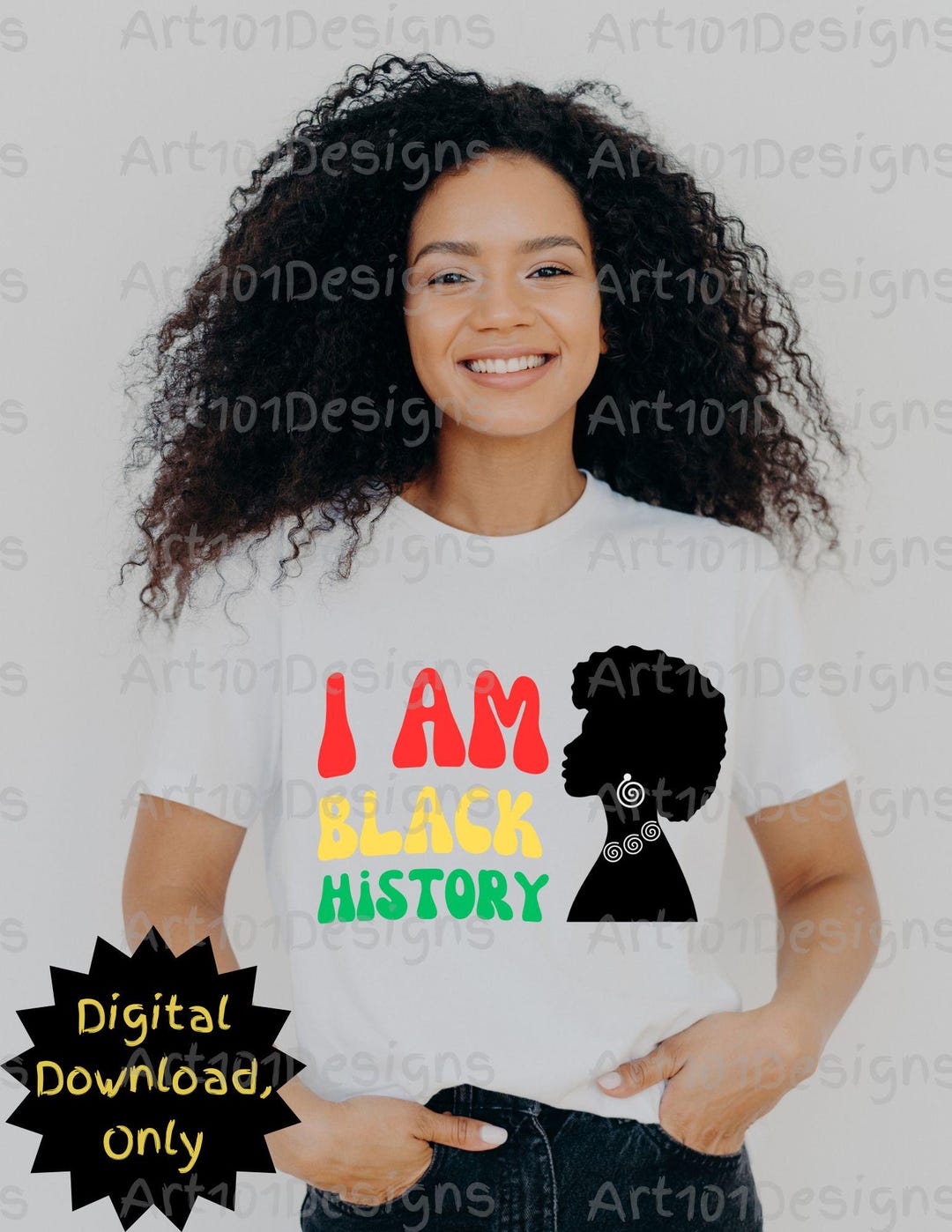 I Am Black History, Black History Month PNG, Black History PNG, African ...