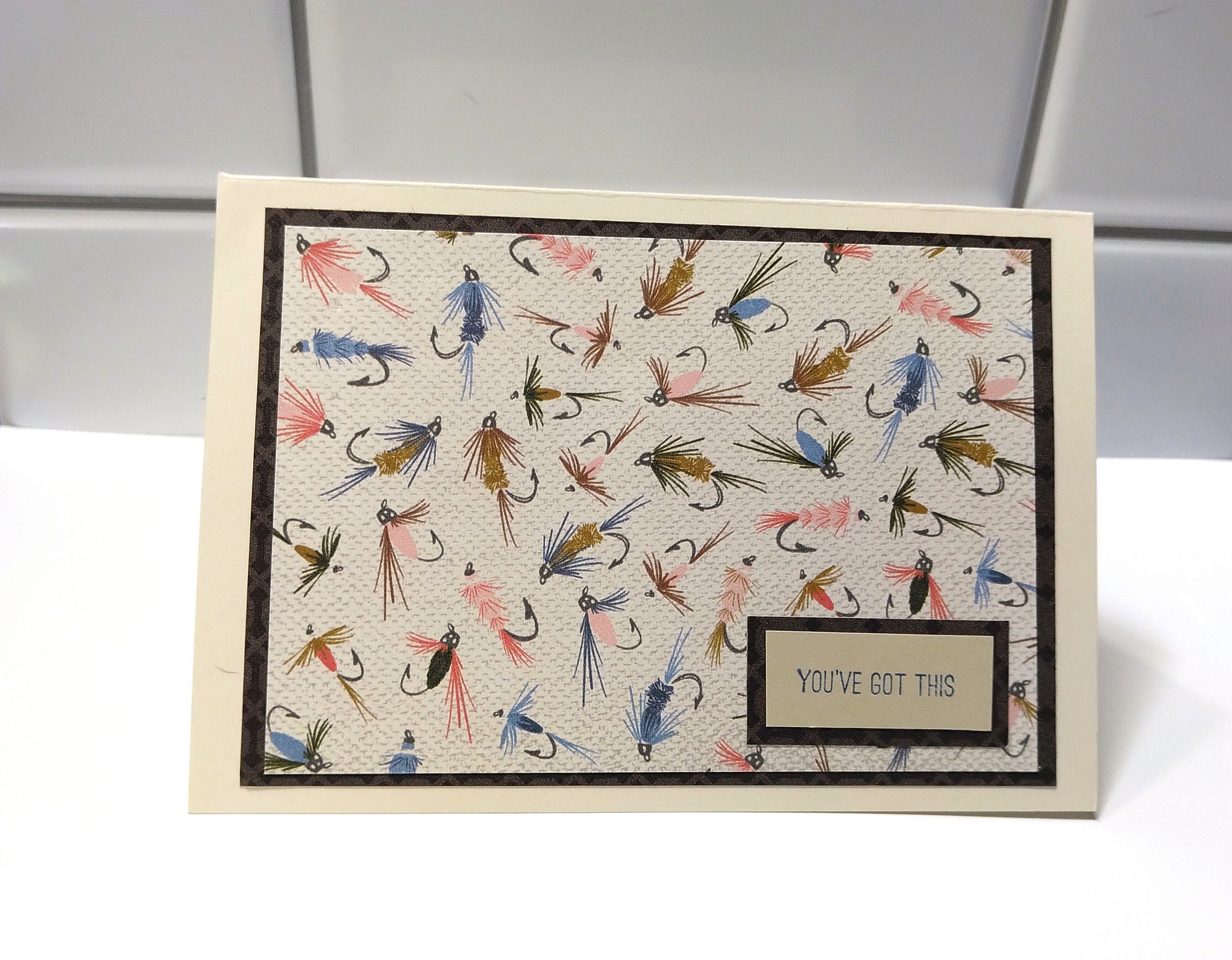 Masculine You Got This Fishing Note Card, Stampin'up - Etsy