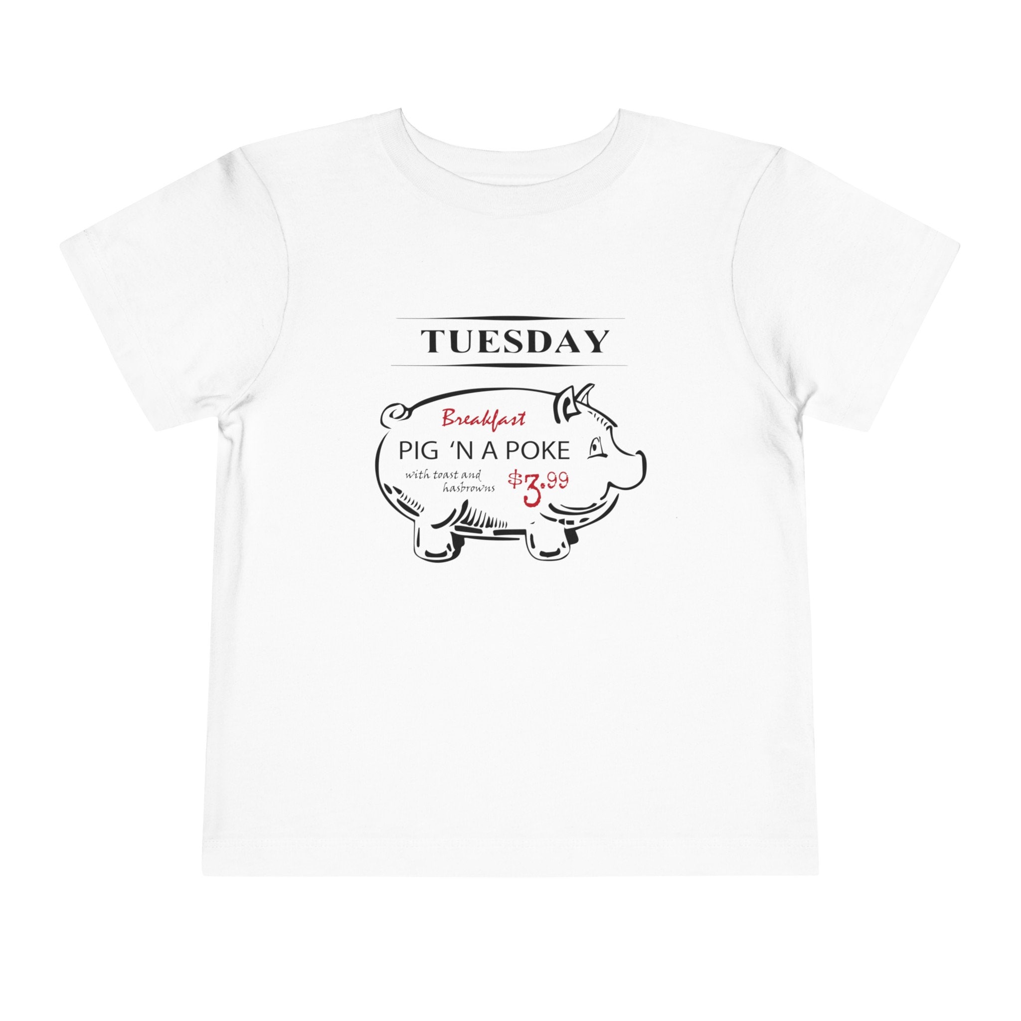 Supernatural It's Tuesday, Pig in a Poke Toddler Short Sleeve Tee size ...