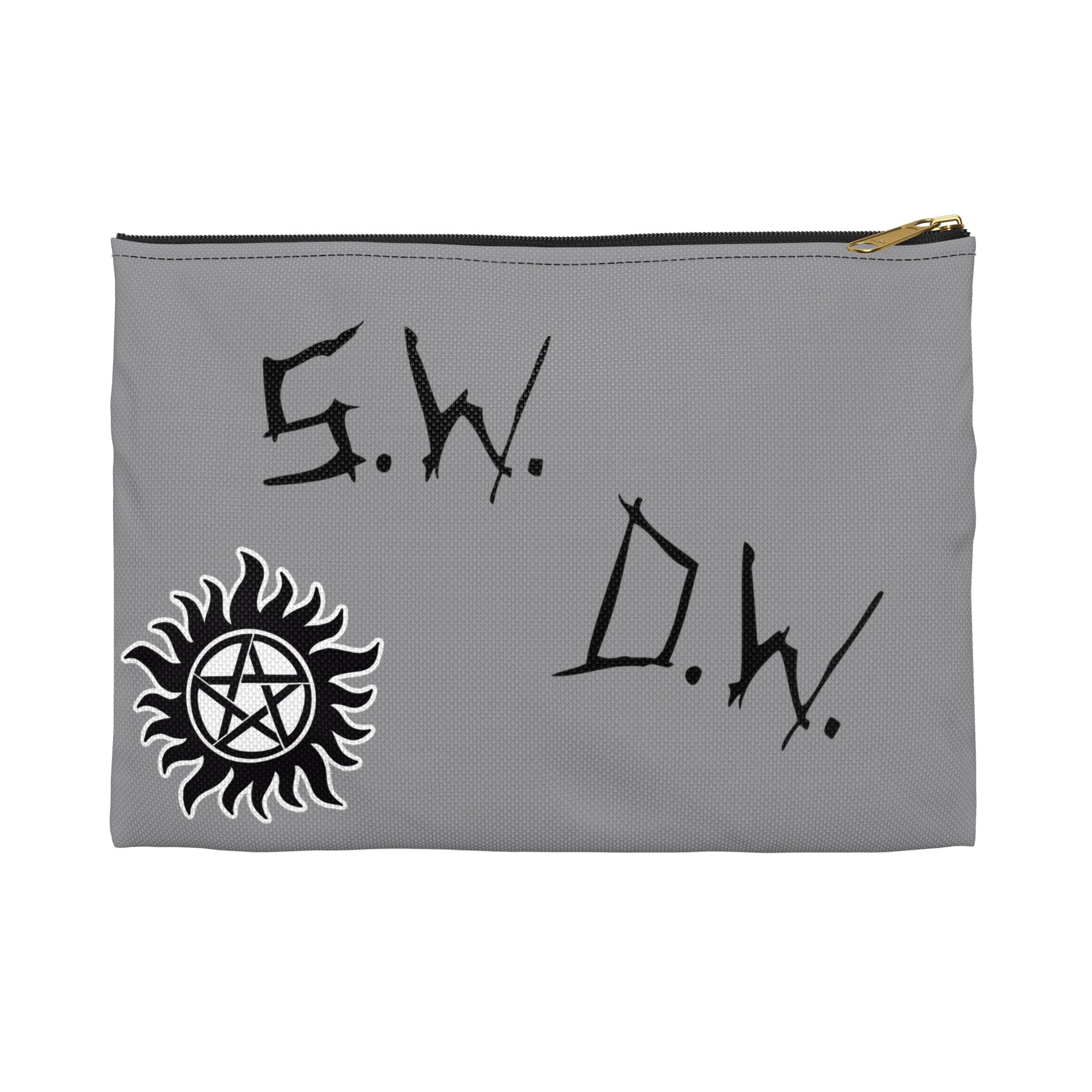 Supernatural Dean & Sam Initials Accessory Pouch, Moose N' Squirrel ...