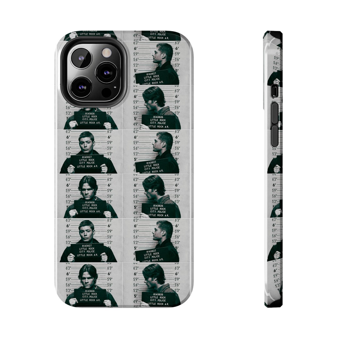 Supernatural Sam & Dean Mugshot Tough Phone Case Supernatural Merch the ...