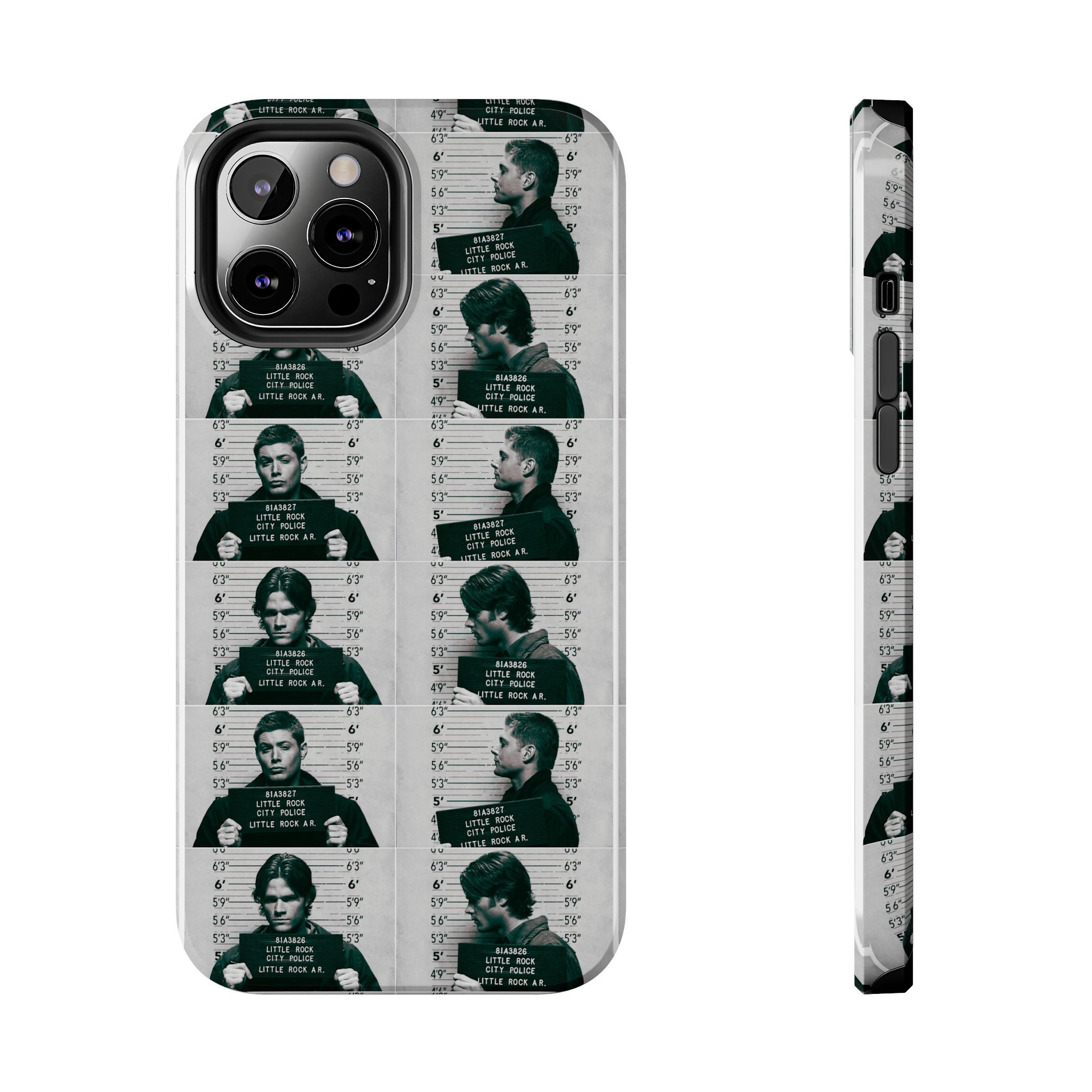 Supernatural Sam & Dean Mugshot Tough Phone Case Supernatural Merch the ...