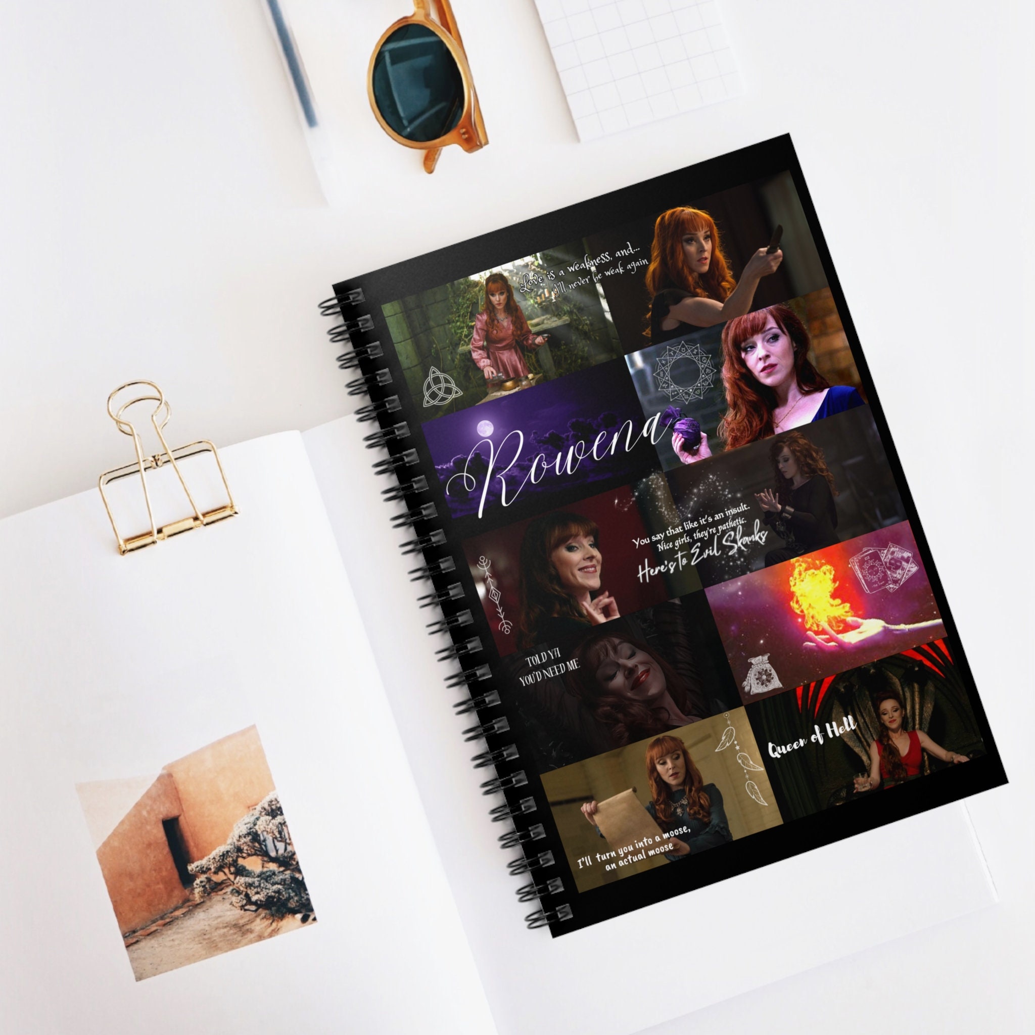 Supernatural Rowena Spiral Notebook Ruled Line, Queen of Hell ...