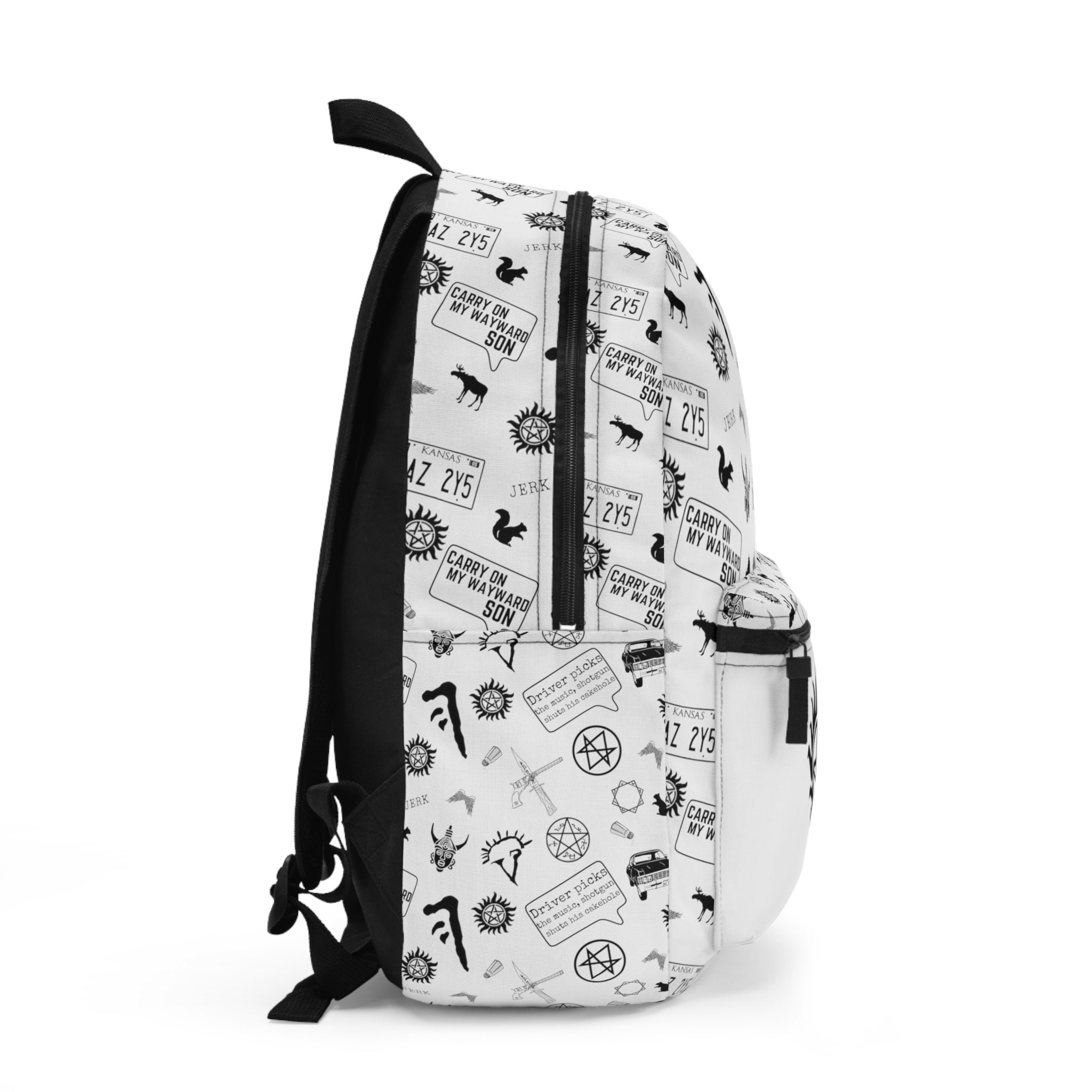 Supernatural Backpack Sam and Dean Overnight Bag Casitel School Bag the ...