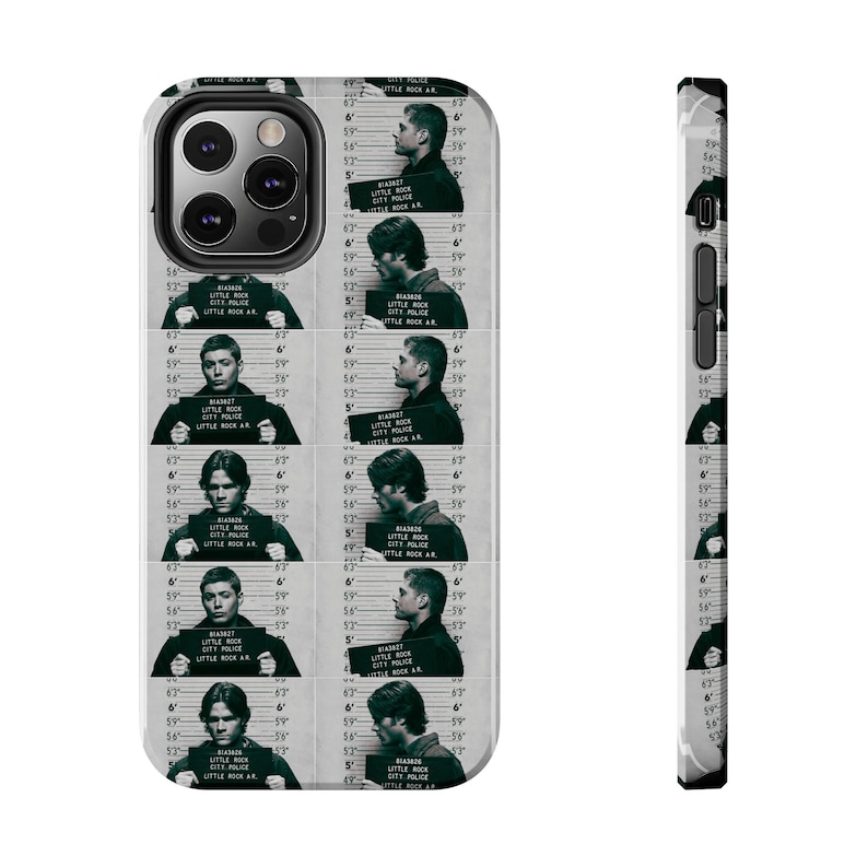 Supernatural Sam & Dean Mugshot Tough Phone Case Supernatural Merch the ...