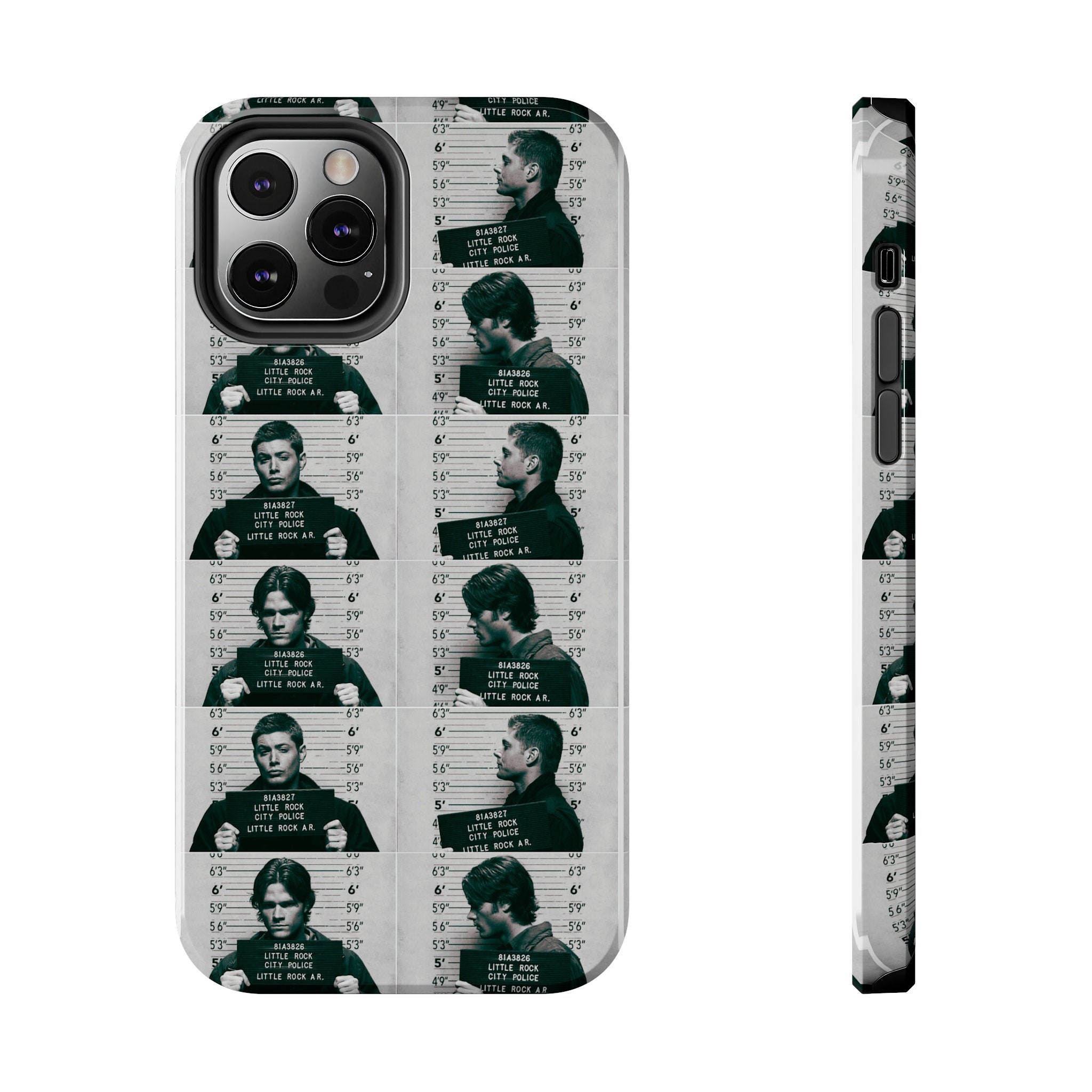 Supernatural Sam & Dean Mugshot Tough Phone Case Supernatural Merch the ...