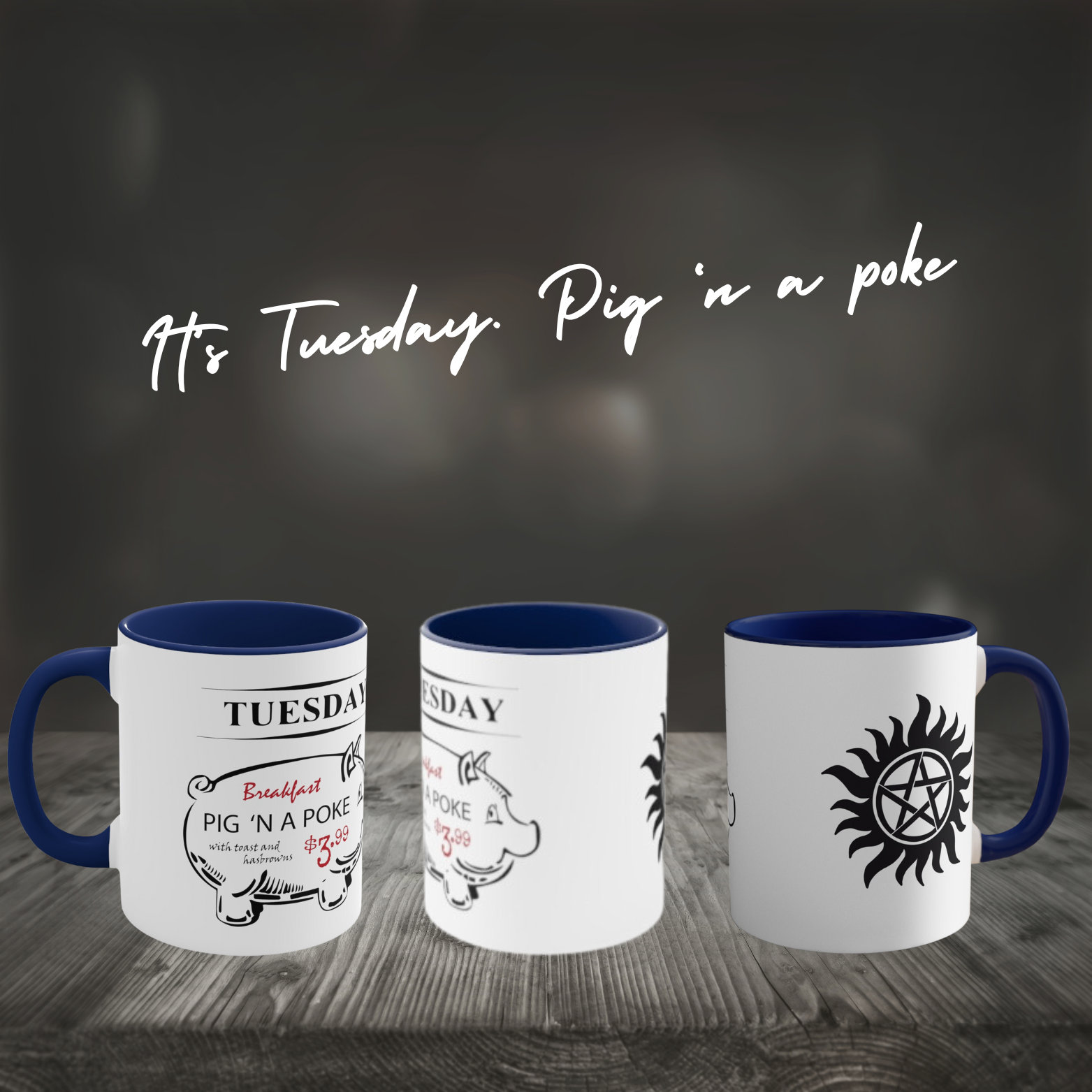 Supernatural It's Tuesday Pig in a Poke Coffee Mug 11oz - Etsy