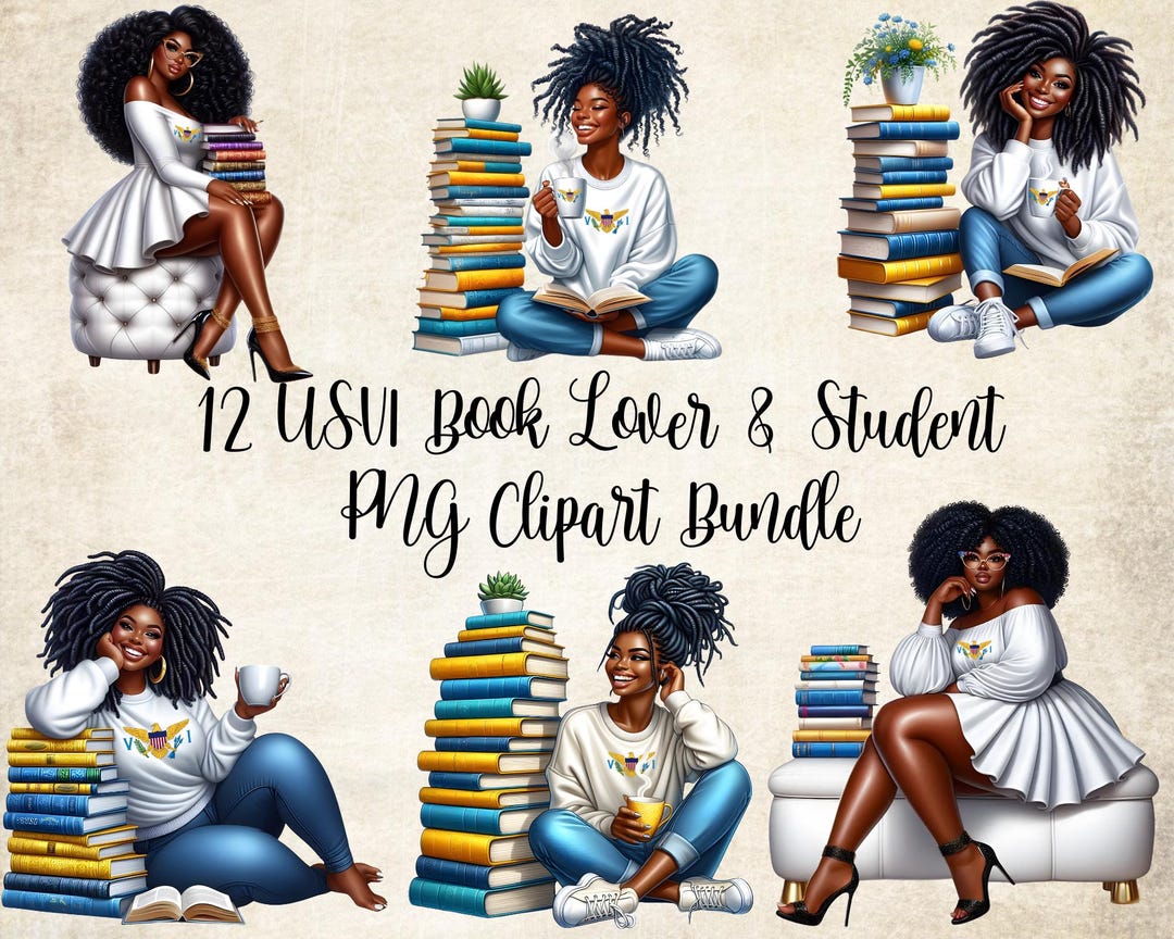 USVI Clipart Bundle: Caribbean United States Virgin Island Students ...