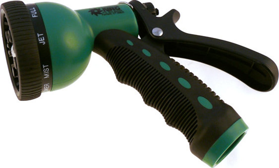 Nine Position Pistol Spray Hose Nozzle Auto Shut-off Green - Etsy