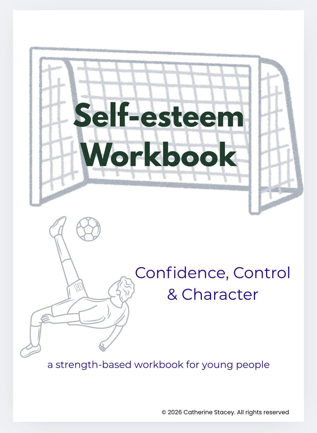 Self-esteem Workbook for Children | Football-themed Confidence and ...