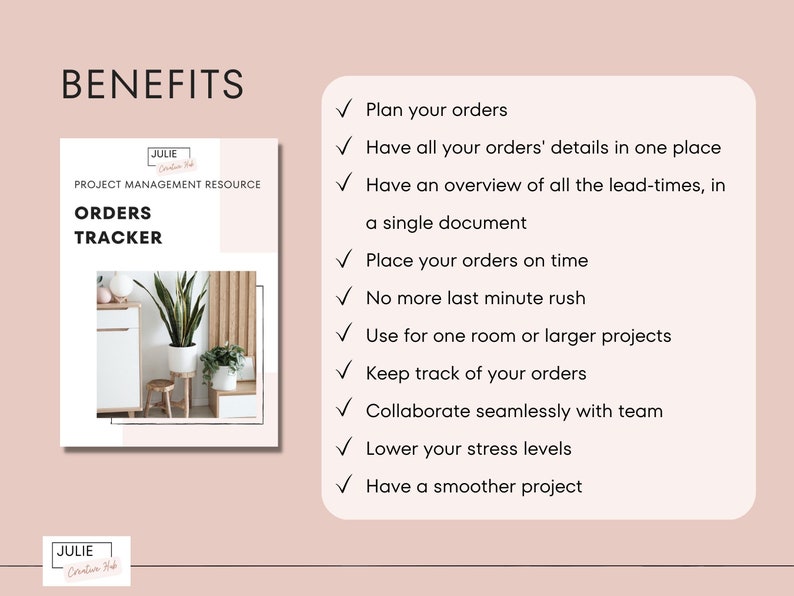 Orders Tracker, Specifications Template, Finishes Schedule Template, FF&E Schedule Template ...