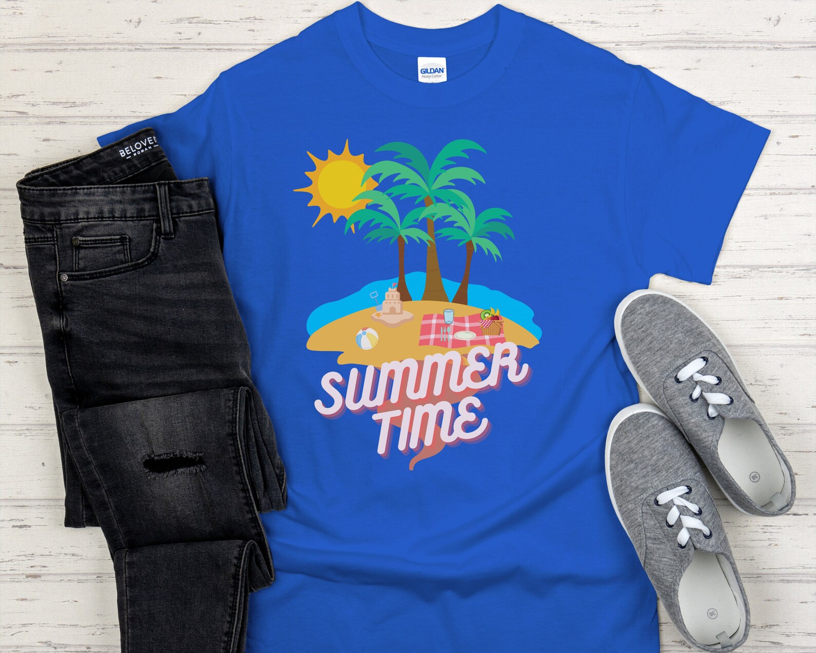 Summer Time Shirt, Cute Summer Shirt, Beach Shirt, Aesthetic Beach ...