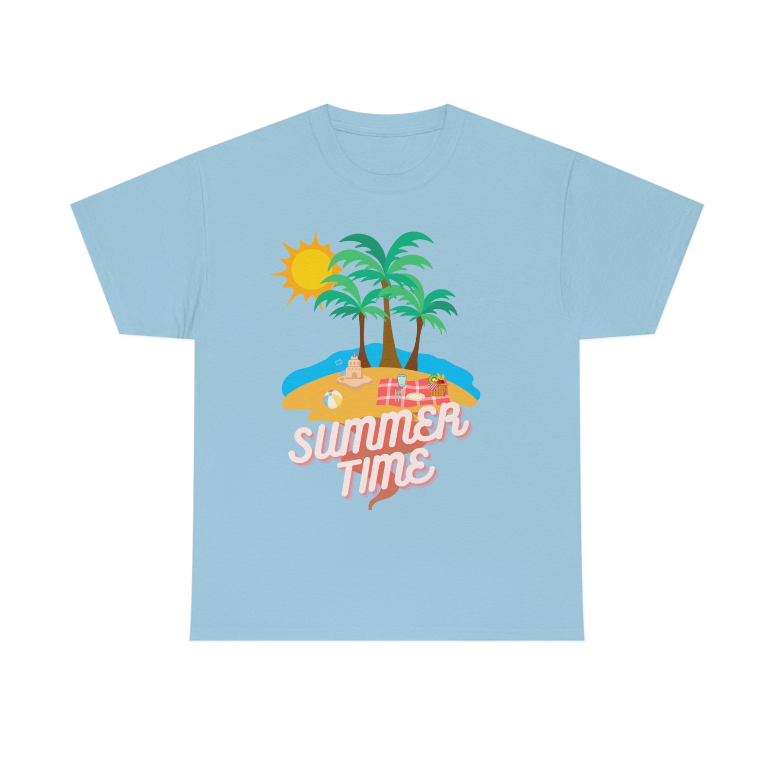 Summer Time Shirt, Cute Summer Shirt, Beach Shirt, Aesthetic Beach ...