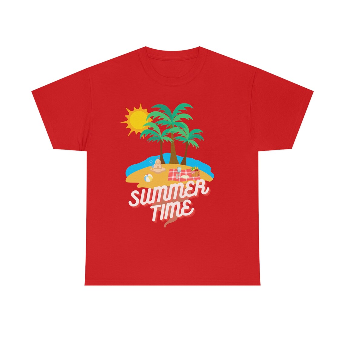 Summer Time Shirt, Cute Summer Shirt, Beach Shirt, Aesthetic Beach ...