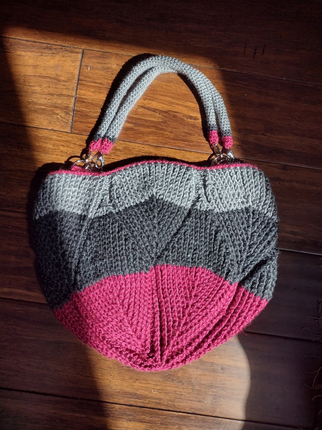 Hand Crochet Hosta Pattern Bag - Etsy
