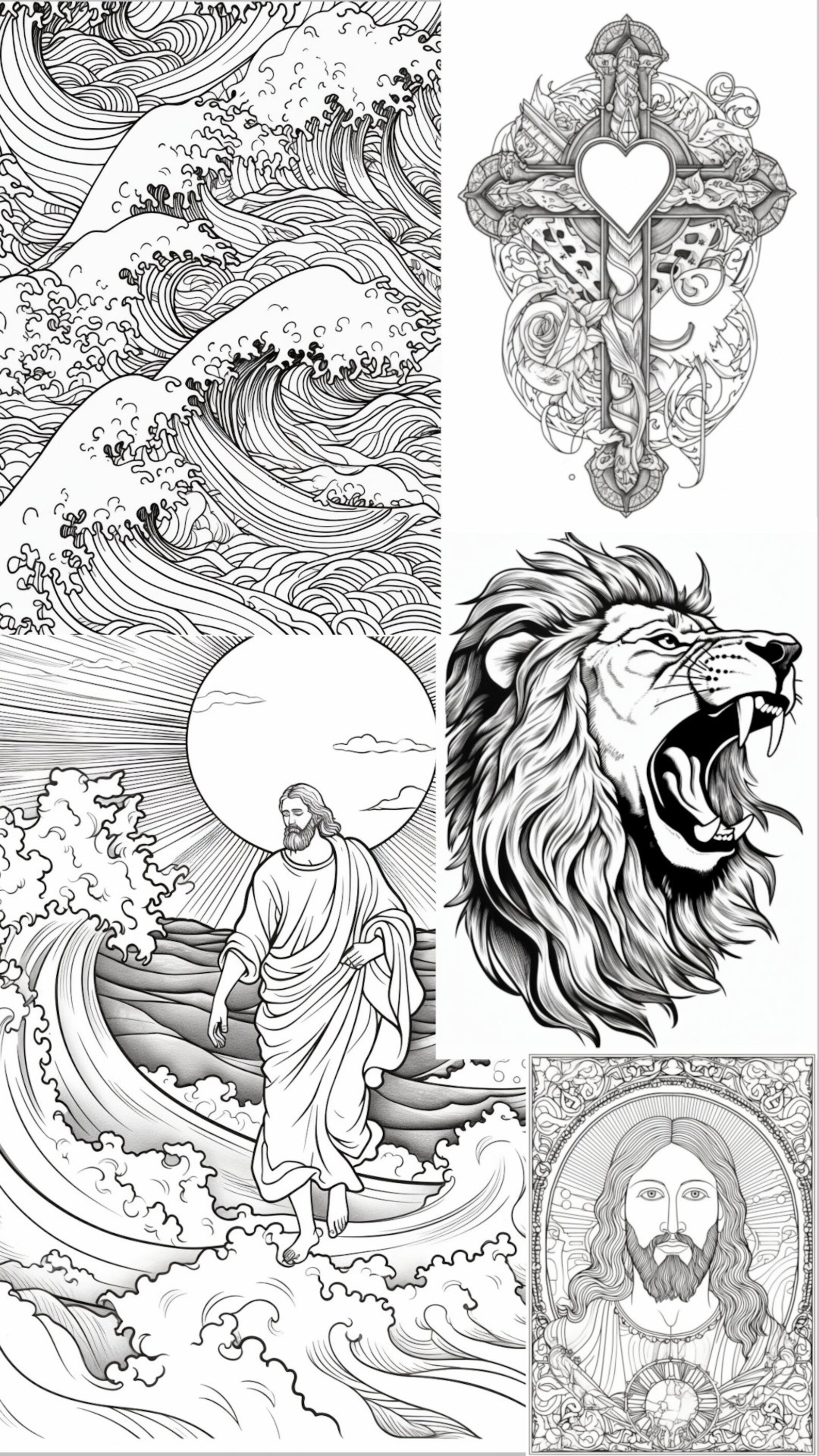 Biblical Coloring Book Digital Print Digital Art 22 - Etsy