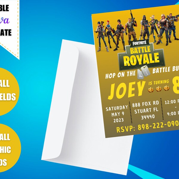 Fort Birthday Invitation - Etsy