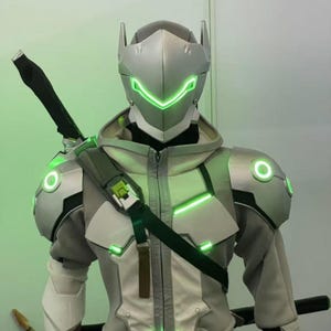 Custom Mask Genji Cosplay Helmet Genji Cosplay Mask Wearable Helmet ...