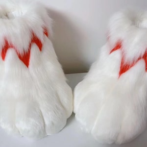 Fursuit Foot Paws, Customizable Size,fursona, Fursuti Feet Outdoors ...