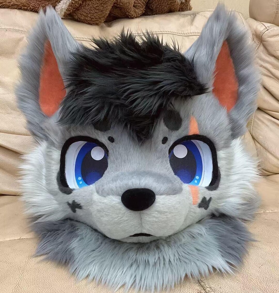 Kemono Fursuit Wolf Fursuit Head Japanese Style Fantasy Creatures - Etsy