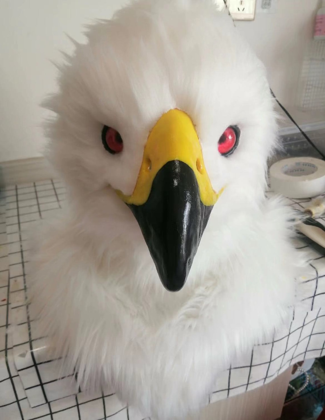 Cosplay Birds Eagles Realistic Furry Furry Head, Furry Head, Furry ...