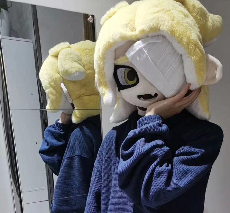 Splatoon Kigurumi Fursuit Head Furry Gift for Girlfriend or Boyfriens ...