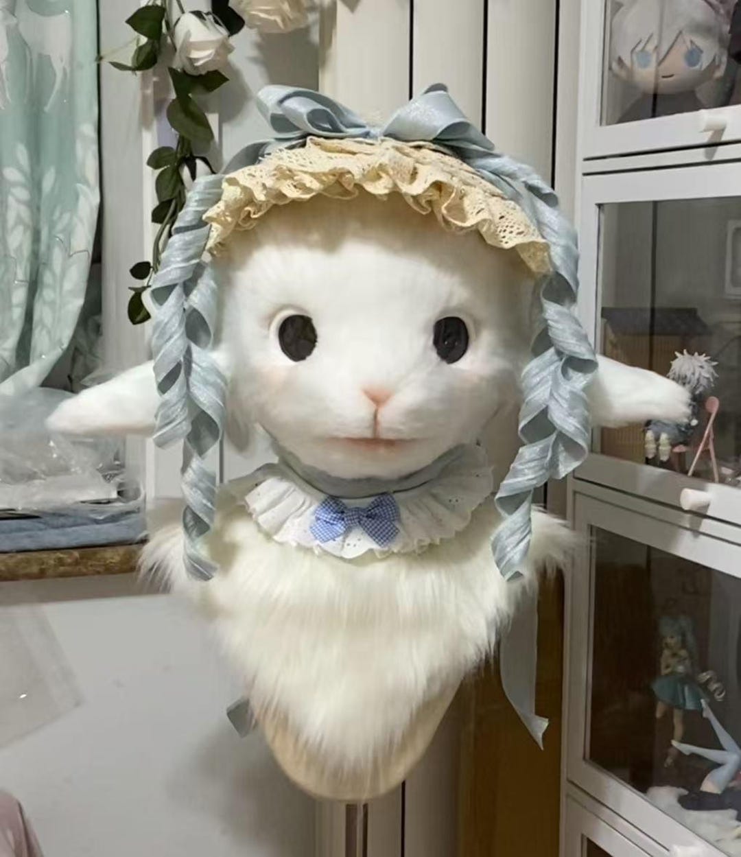 Spot Fursuit Sheep Lamb Fursona Fursuit Realistic Cospaly Fursuit Head ...