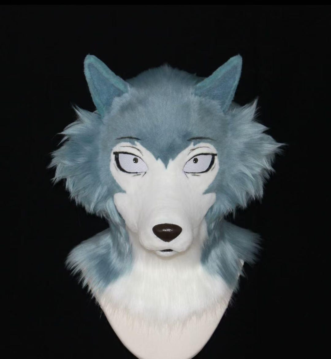 Customizable Legoshi BEASTARS Cosplay Fursuit Head, Furry, Fursuit ...