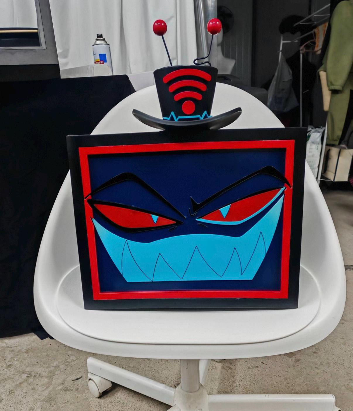 Hazbin Hotel Vox Fursuit Head Mask Claws - Etsy