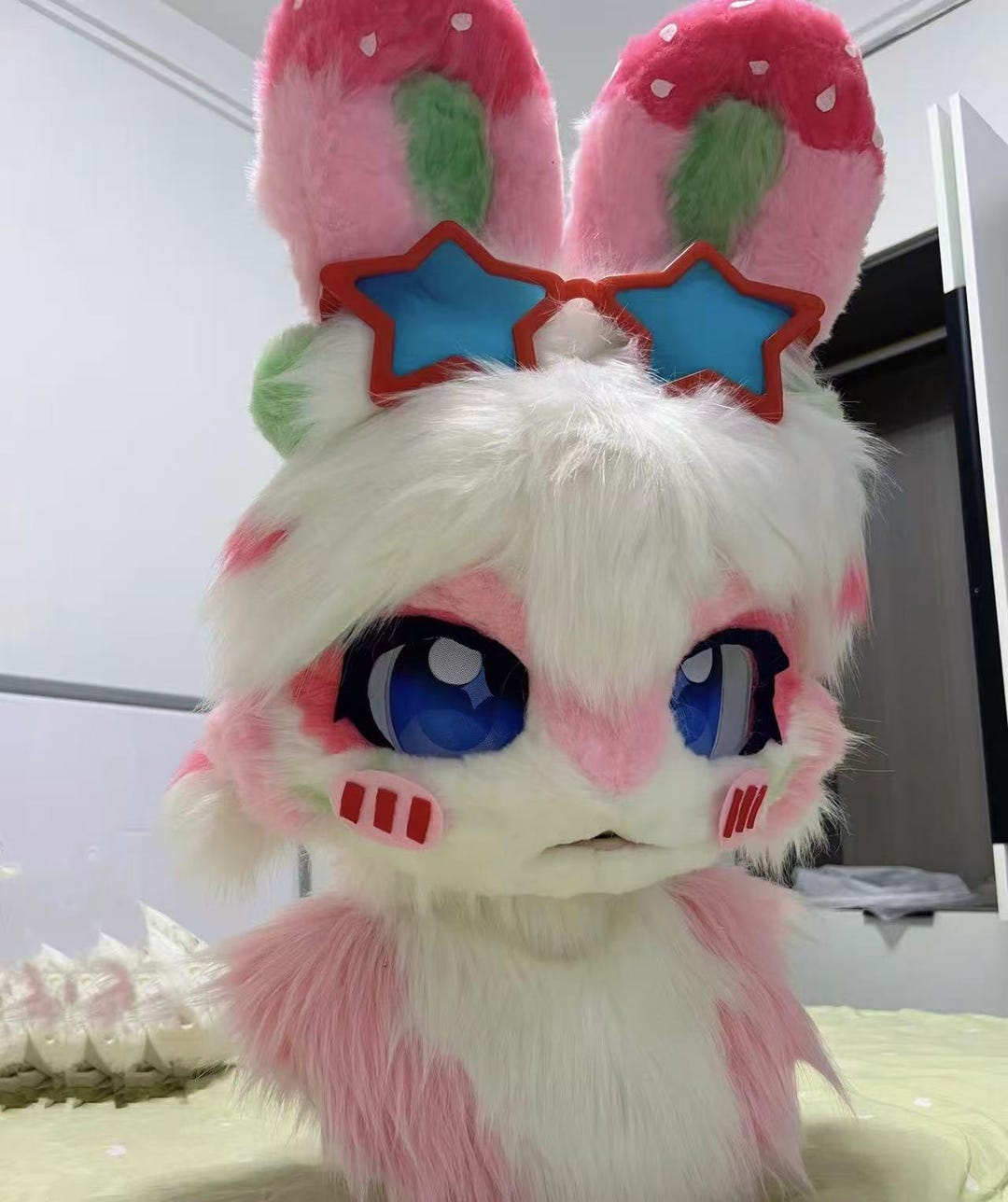 Furry Cute Rabbit Fur Suit Head Japanese Fantasy Creature - Etsy