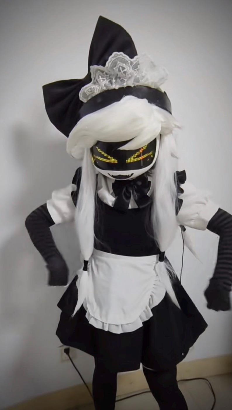 Murder Drones Cyn Fursuit Head Custom Cosplay Plush Head - Etsy