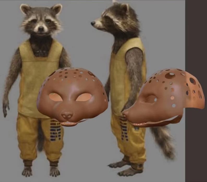 Guardians of the Galaxy Rocket Raccoon Custom Cosplay Fursuit - Etsy