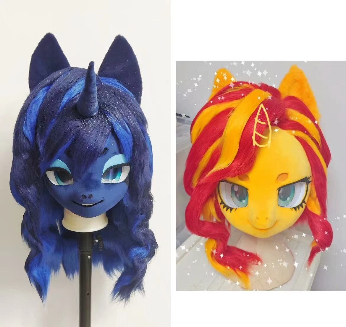 Customizable My Little Pony Furry Fursuit Head Fursuit Head - Etsy UK