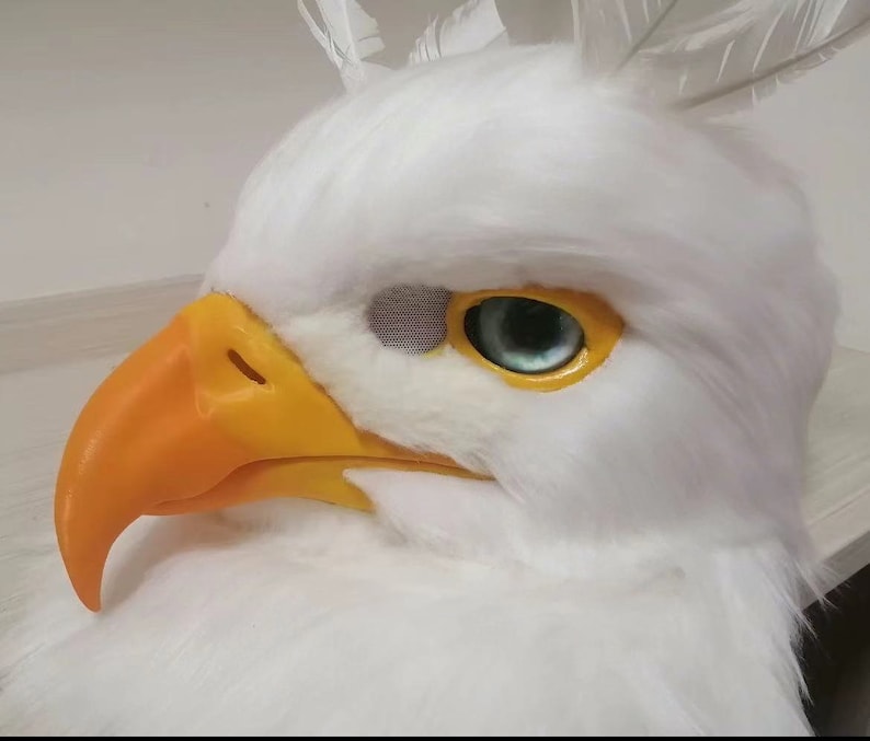 Cosplay Birds Eagles Realistic Furry Furry Head, Furry Head, Furry ...
