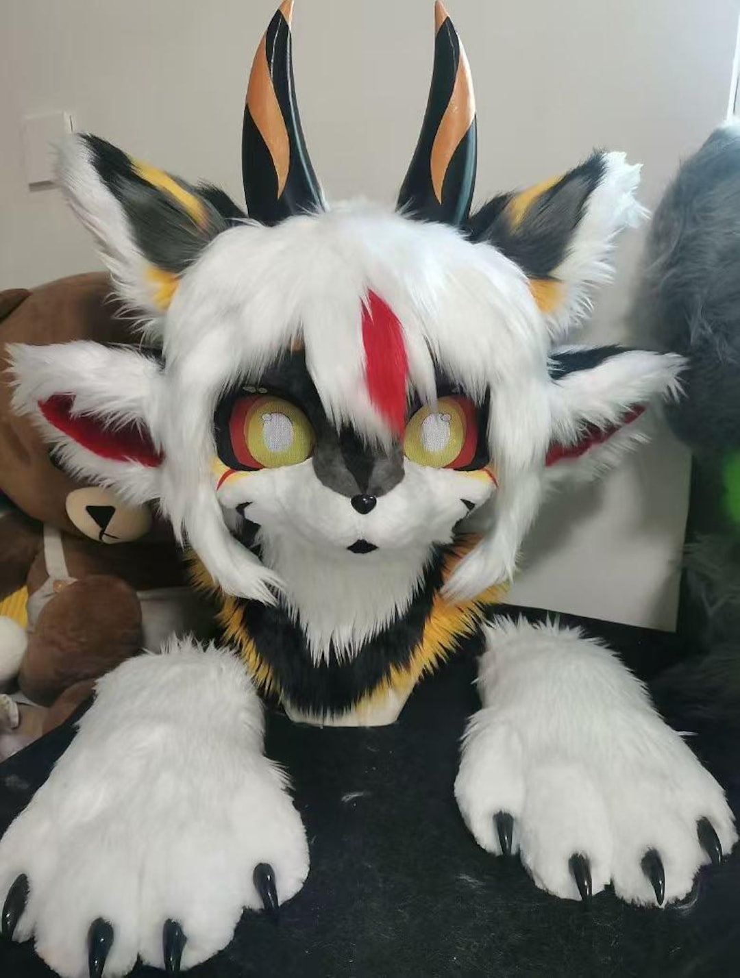 Kemono Fursuit Head clawstail Japanese Style Fantasy Creatures Fursuit ...