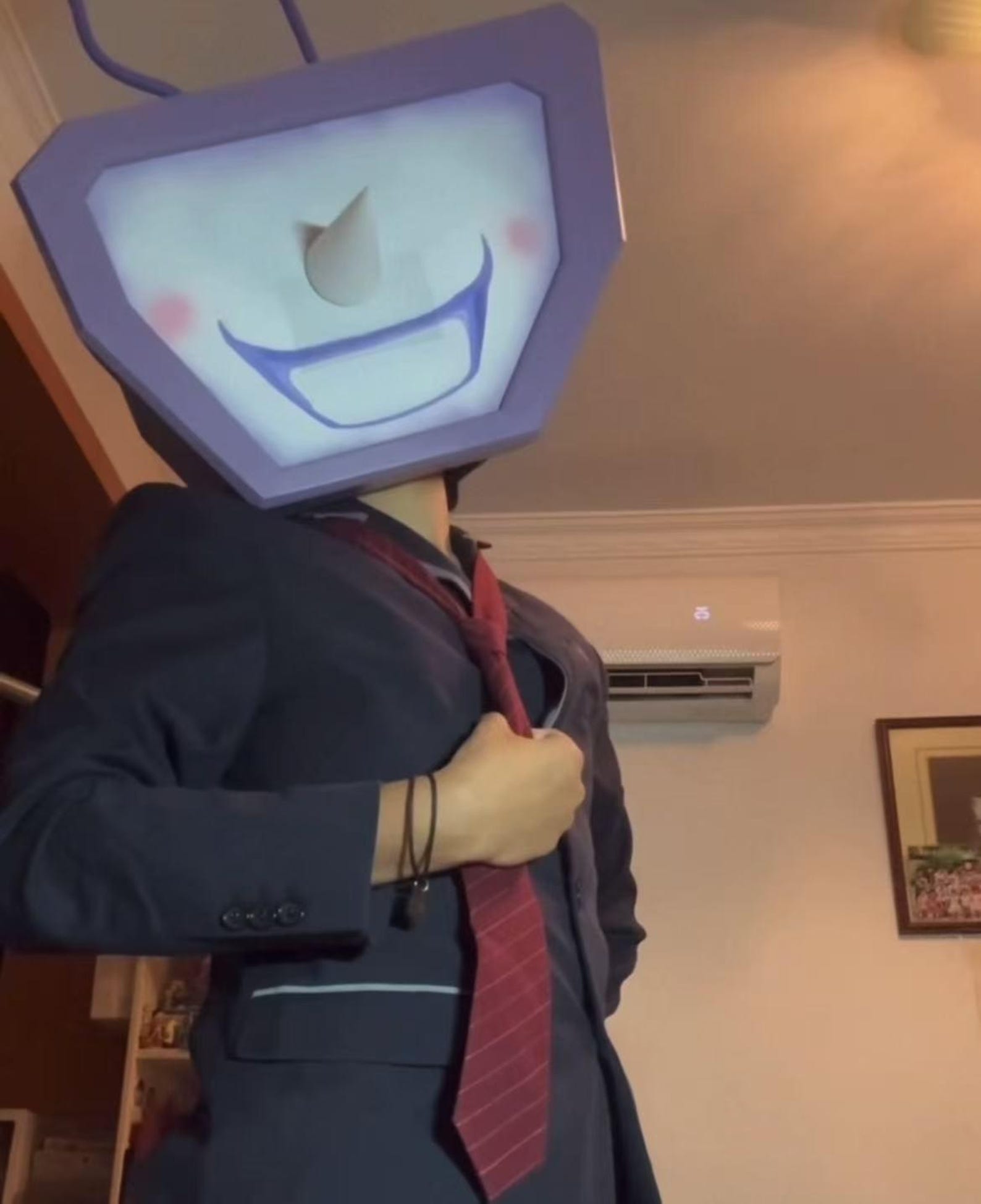 Deltarune Tenna Fan-made Cosplay Head Mask - Etsy
