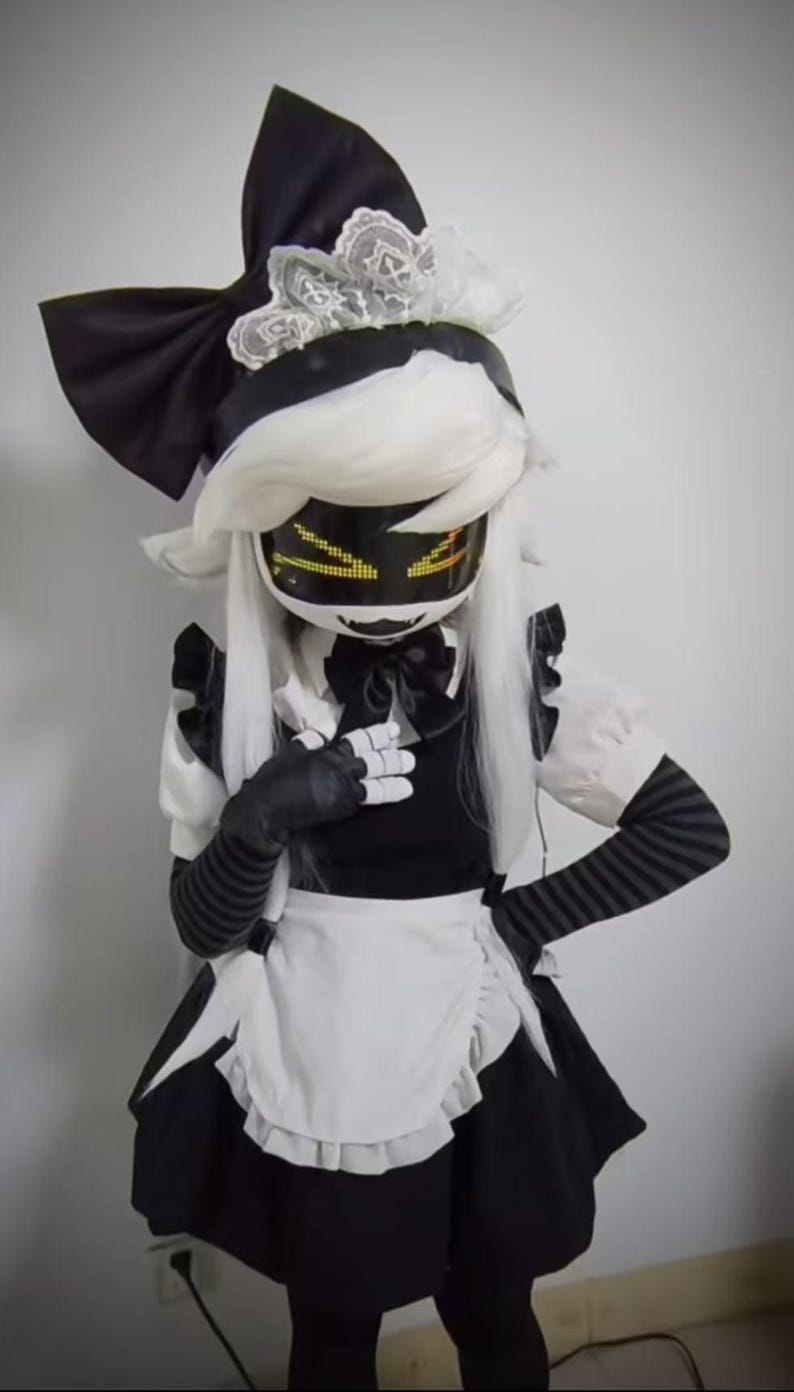 Murder Drones Cyn Fursuit Head Custom Cosplay Plush Head - Etsy New Zealand