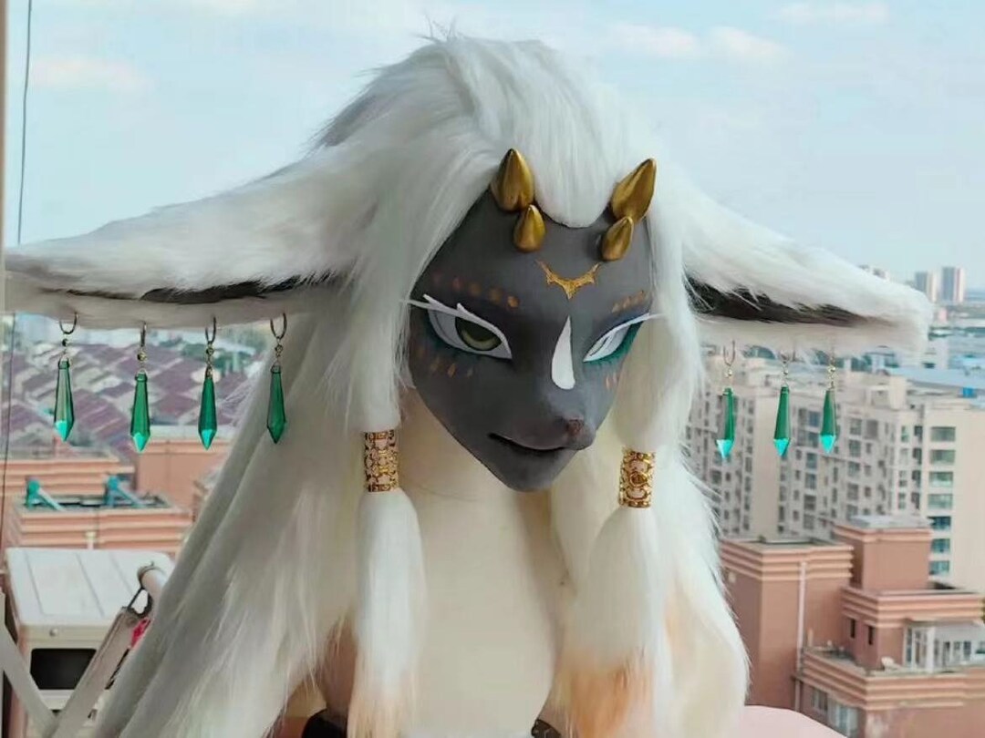 Rauru Fursuit Kopf anpassbar, Furry, Fursuit, Fursona kig The Legend of ...