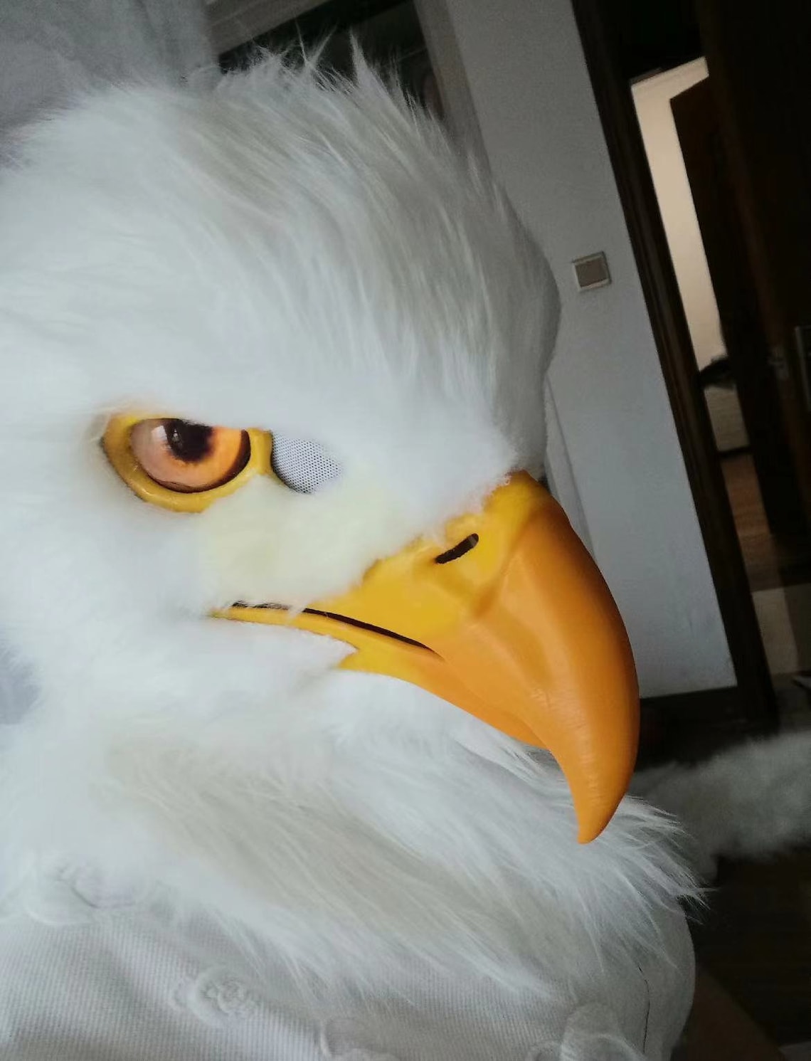 Cosplay Birds Eagles Realistic Furry Furry Head, Furry Head, Furry ...