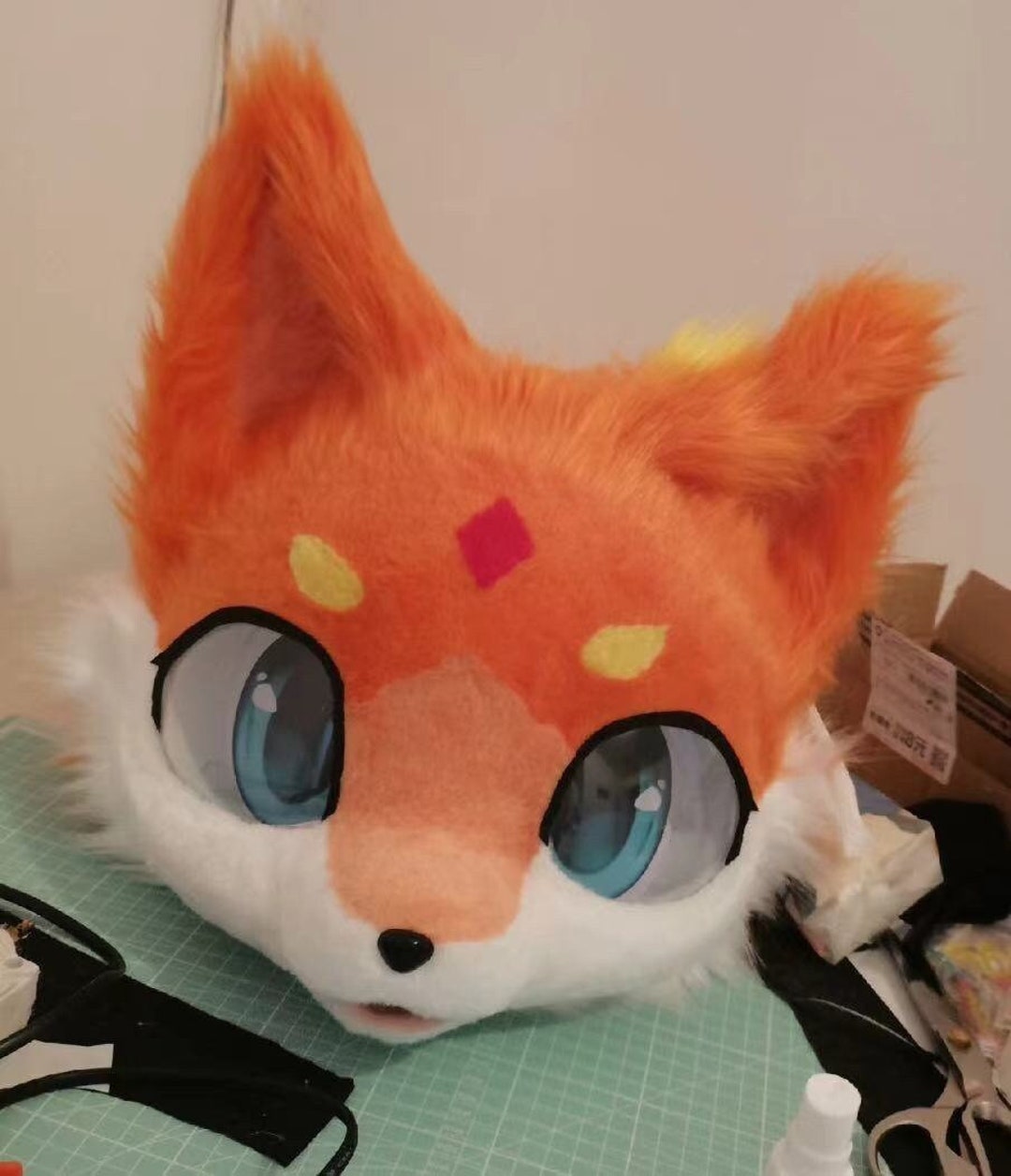 Kemono Fursuit Fox Fursuit Head Japanese Style Fantasy Creatures - Etsy