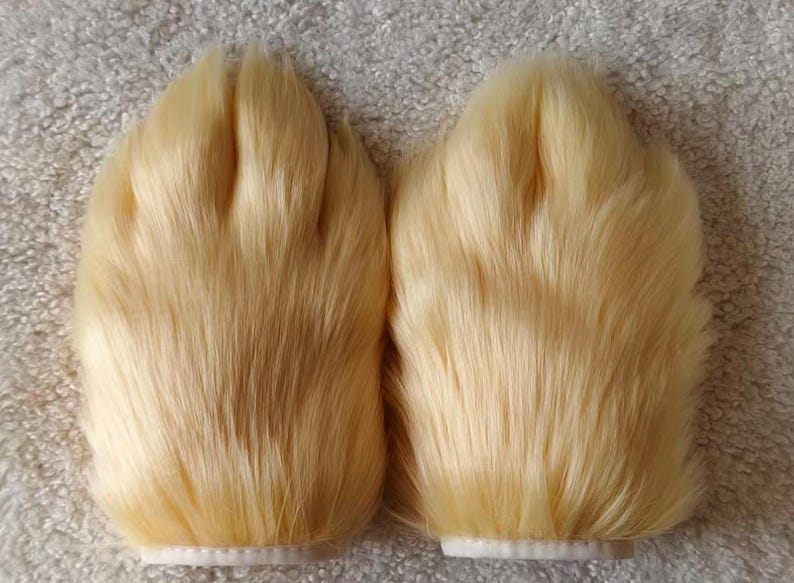 Handmade Custom Semi-realistic Rabbit Fursuit Paws - Etsy