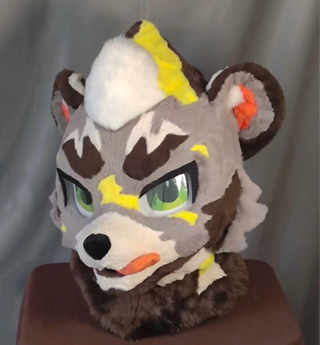 Kemono Japanese Style Sheep Spot Goods Brand New Fursuit Head Cosplay ...