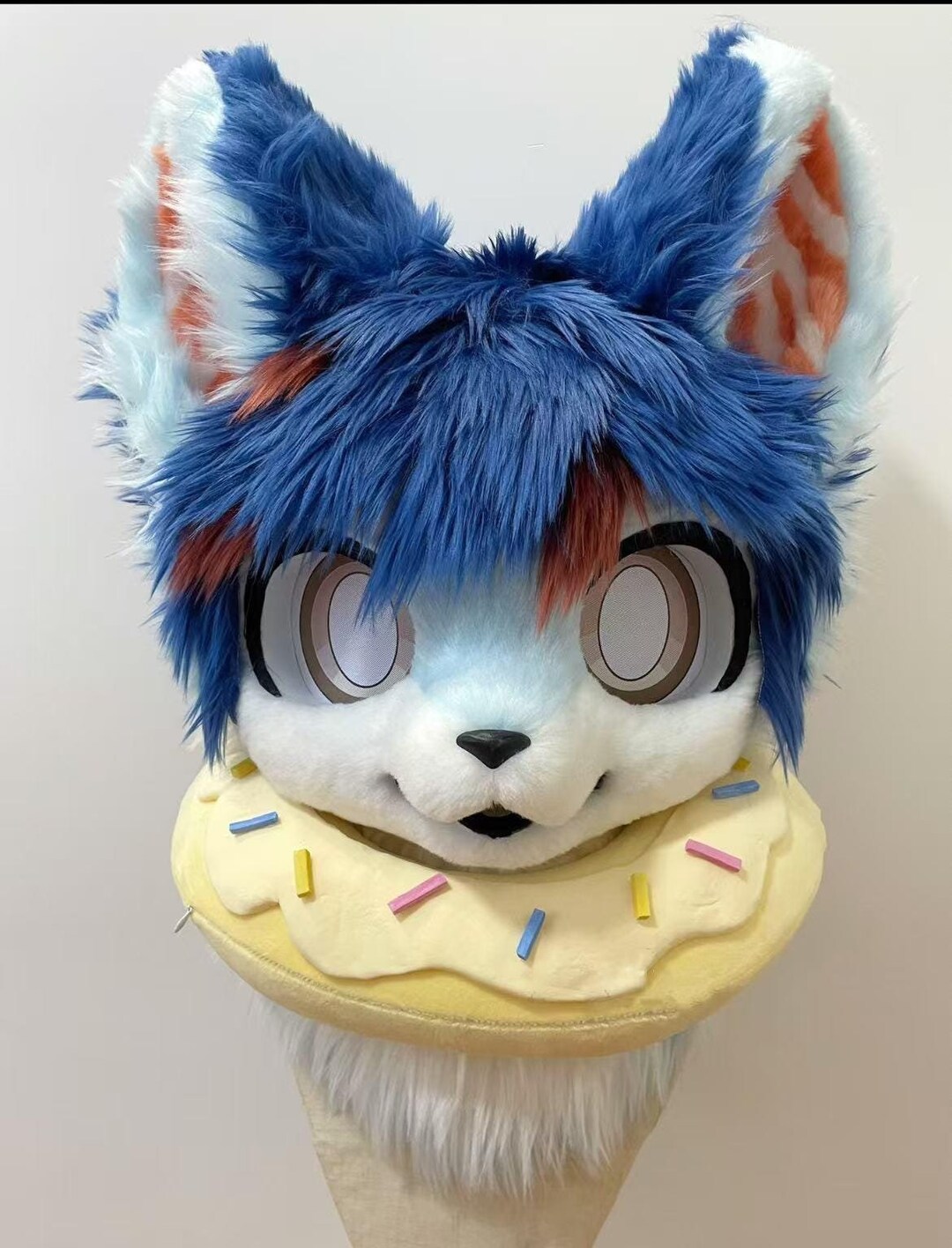 Puppy Kemono Fursuit Head Japanese Style Fantasy Creatures Fursuit Head ...