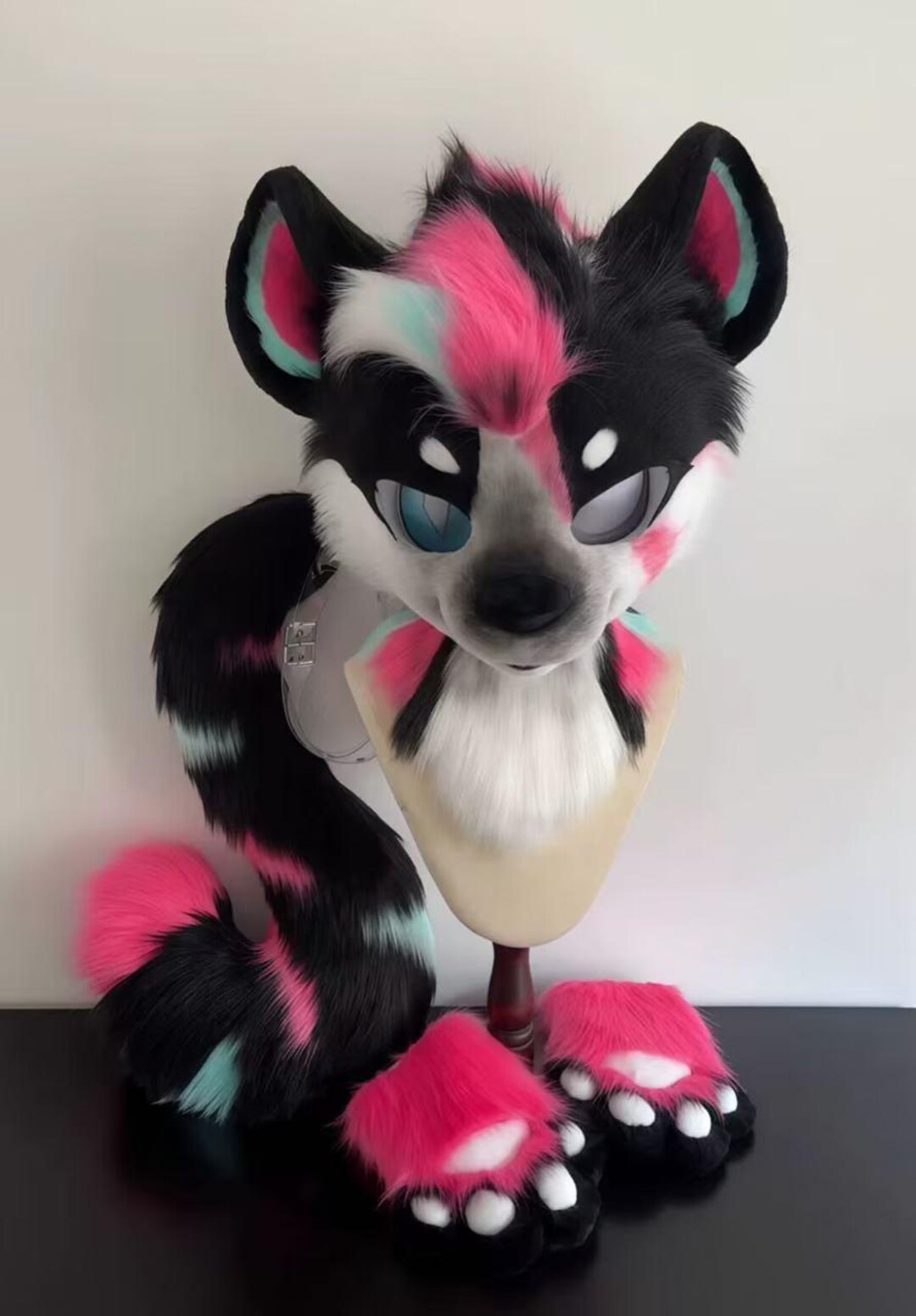 Kemono Fursuit Wolf Fursuit Head+claws+tail Japanese Style Fantasy ...