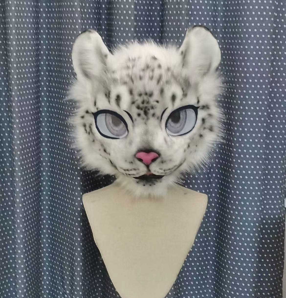 Spot Goods Fursuit Little Snow Leopard Furry Fursona Fursuit Full Body ...