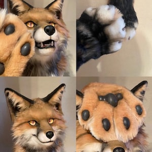 Cosplay Fox Furry Fursuit Head, Fursuit Head, Furry, Fursuit Mask ...